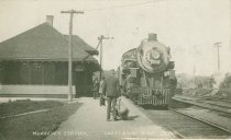 McKeever Station. Southbound. M. &. M. Train. - Print, Real Photo ...