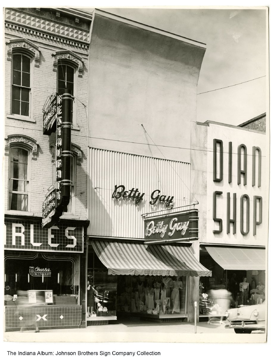 Betty Gay Clothing Store Huntington Indiana Ca 1950 Also Seen In