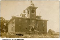 Cutler High School, Cutler, Indiana, circa 1913 | Indiana Memory