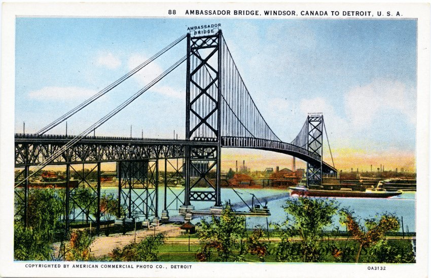 Ambassador bridge rivet : r/windsorontario