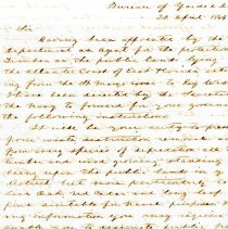 Letter to E. D. Tracy, U.S. Timber Agent, from Jos. Smith - Letter ...