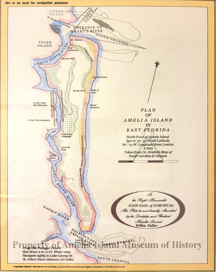 Map Of Florida Showing Amelia Island Fernandina Beach Florida US Topo