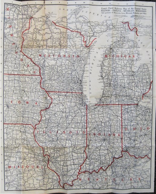 Indiana Road Map Detailed