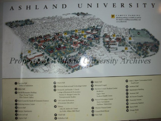 Ashland University Campus Map Ashland University