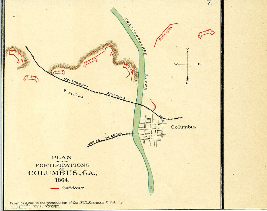 Confederate Government Map