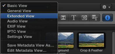 Modifying Metadata Views in Final Cut Pro X - The Beat: A Blog by ...