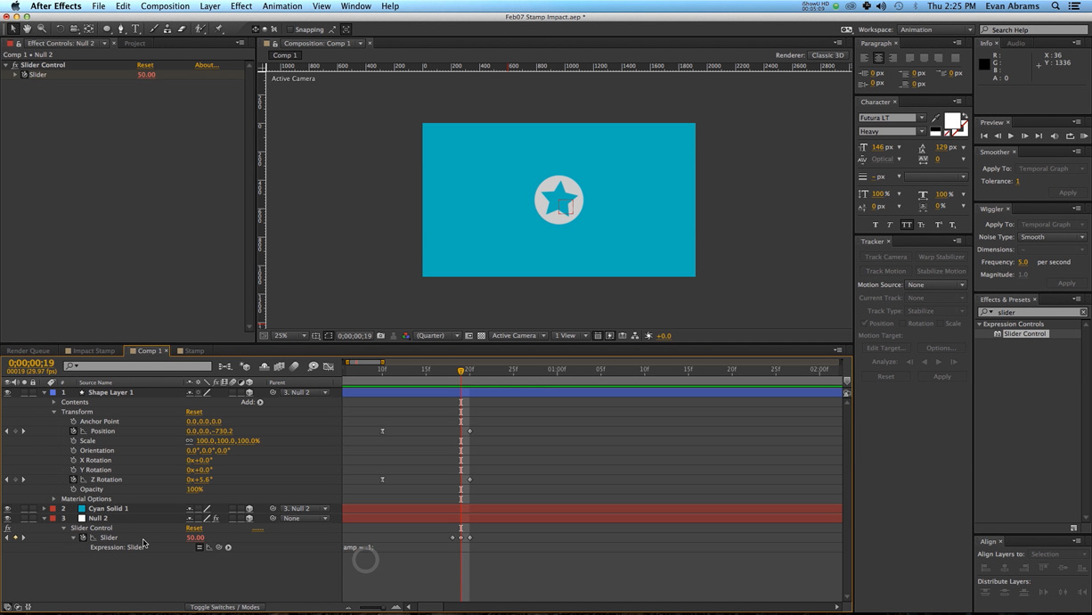 After Effects Video Tutorial: Stamp or Icon Impact - The Beat: A Blog ...