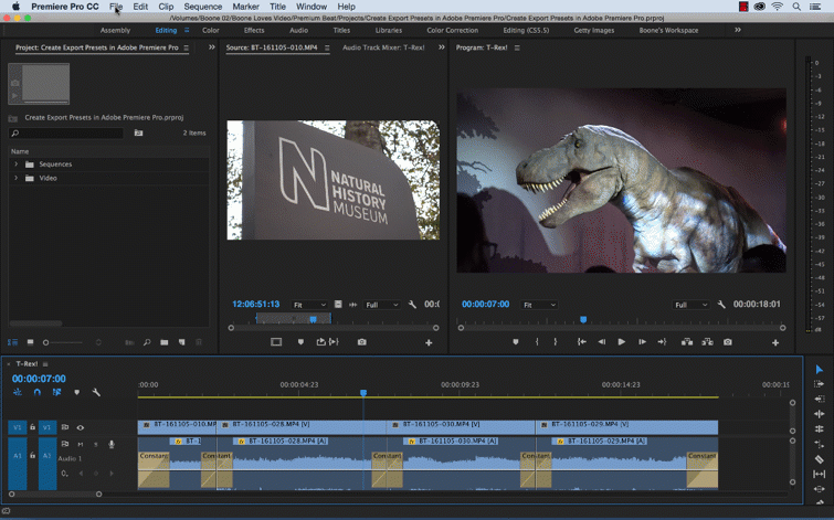 How To Create Export Presets In Premiere Pro