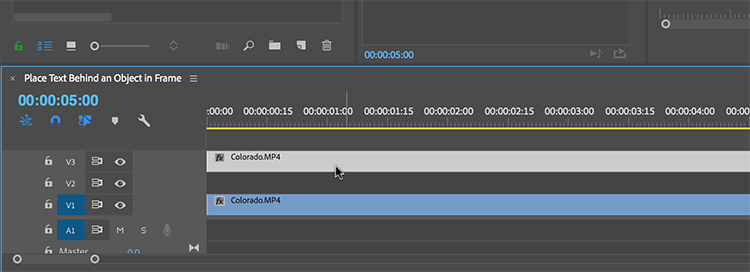 How to Layer Text Behind Objects in Adobe Premiere Pro
