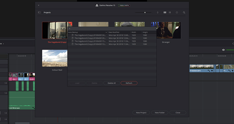 Your Guide to Working with Project Files in DaVinci Resolve