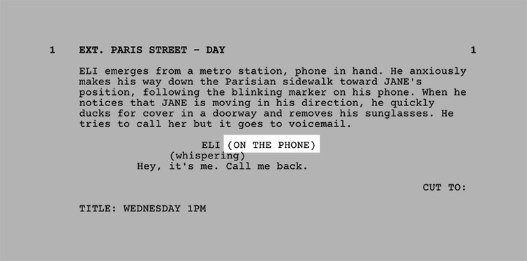 Learn How to Speak Filmmaking: Formatting the Screenplay