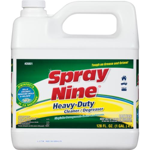 SPRAY NINE® HEAVY-DUTY CLEANER / DEGREASER / DISINFECTANT 1 GAL.