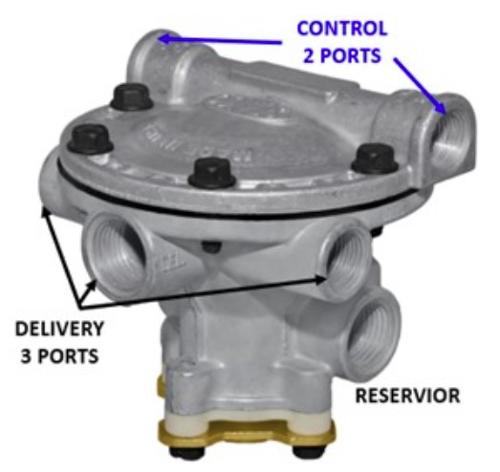 AIR BAG FAST FILL VALVE FRAME