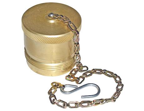 STEEL DUST PLUG WITH CHAIN MALE 1" NPT