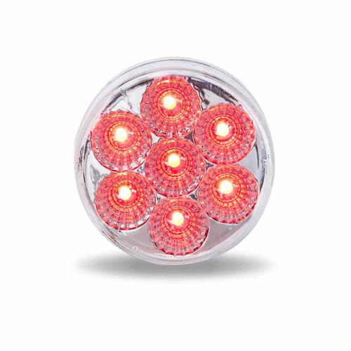 2" Round Clear Red LED (7 Diodes)