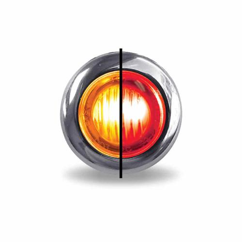 Mini Button Dual Revolution Amber/Red LED