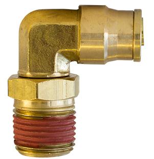 90 DEG. SWIVEL PTC BRASS FITTING 1/8" TUBE X 1/8" PIPE