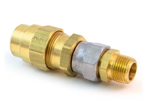 RUBBER HOSE COMPRESSION FEMALE SWIVEL WITH ADAPTER 1/2" HOSE X 1/2" PIPE