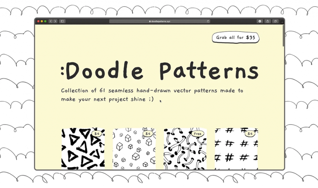 Doodle patterns / peopleofdesign