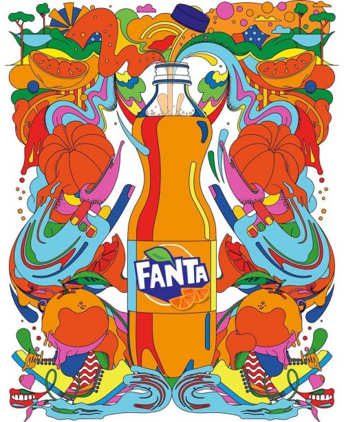 Illustrations for Fanta / peopleofdesign