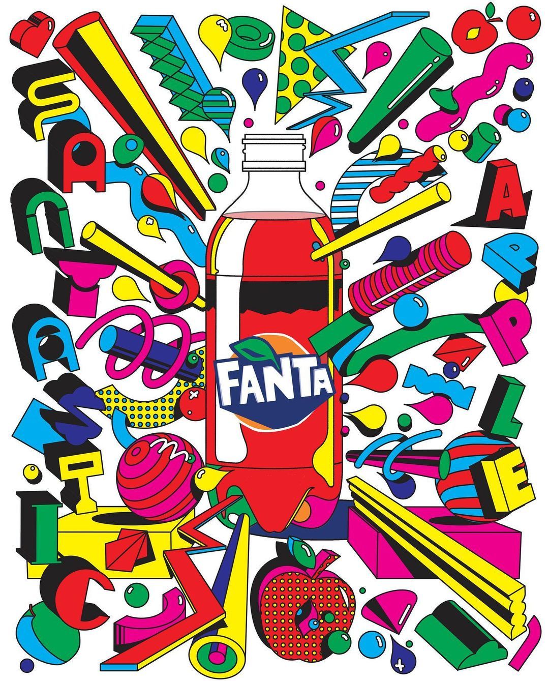 Illustrations for Fanta / peopleofdesign