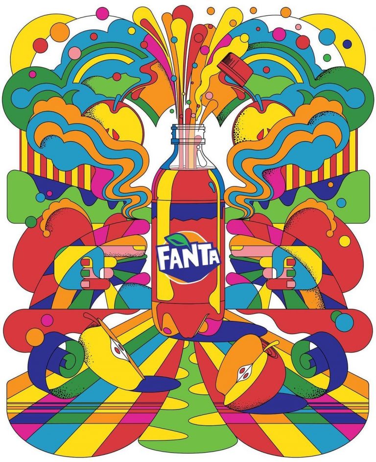Illustrations for Fanta / peopleofdesign