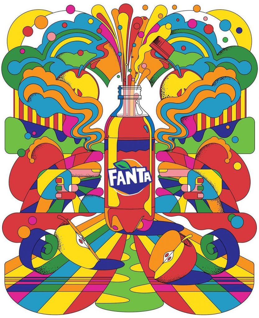 Illustrations for Fanta / peopleofdesign