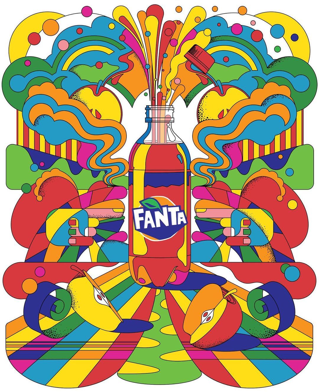 Illustrations for Fanta / peopleofdesign