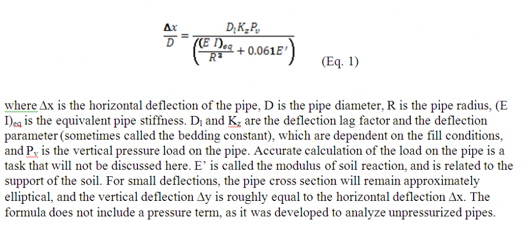 Bending Stresses From External Loading On Buried Pipe | Pipeline and ...