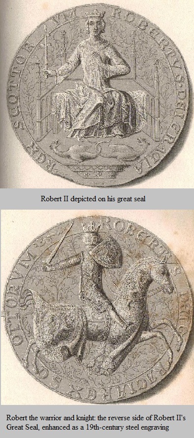 Robert II Stewart (1316 – 1390) 7th High Steward, 1st House of Stewart ...
