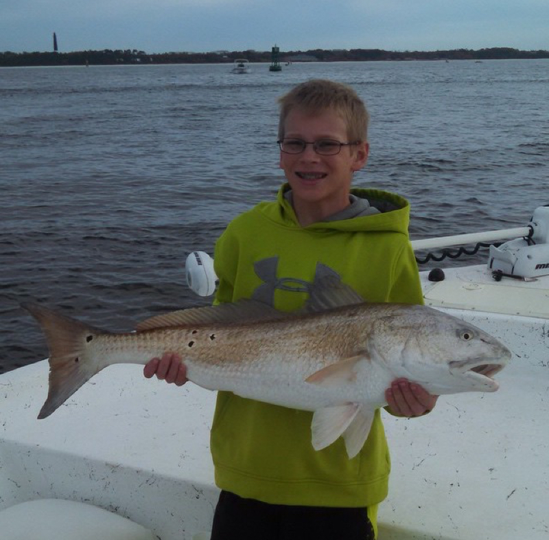 Caught a Red Fish on Gulf of Mexico (Alabama) using a live shrimp