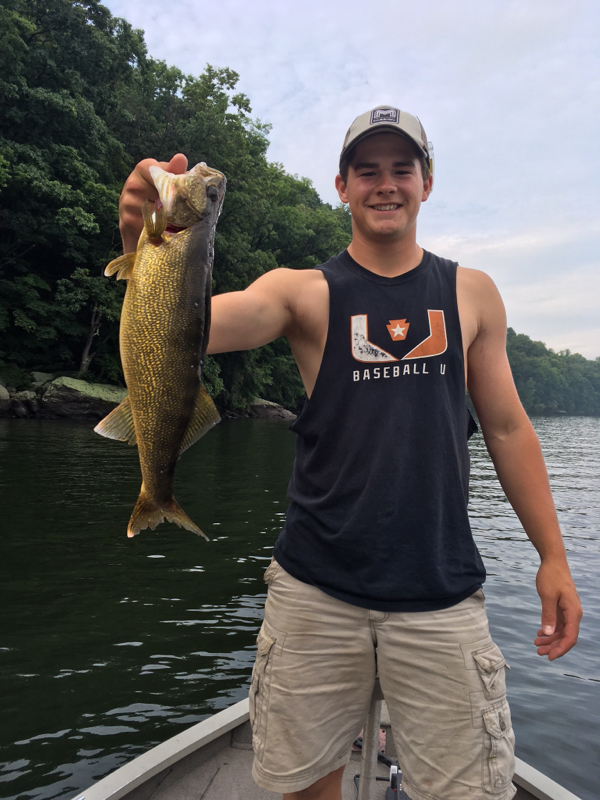 Caught a Walleye on Lake Wallenpaupack
