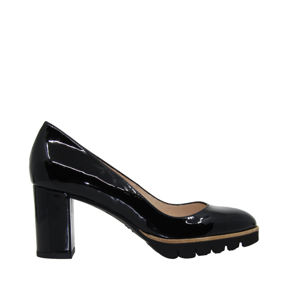 GADEA SOULIER CHIC NOIR VERNI - Chaussures Pierre Roy Saint-Jean