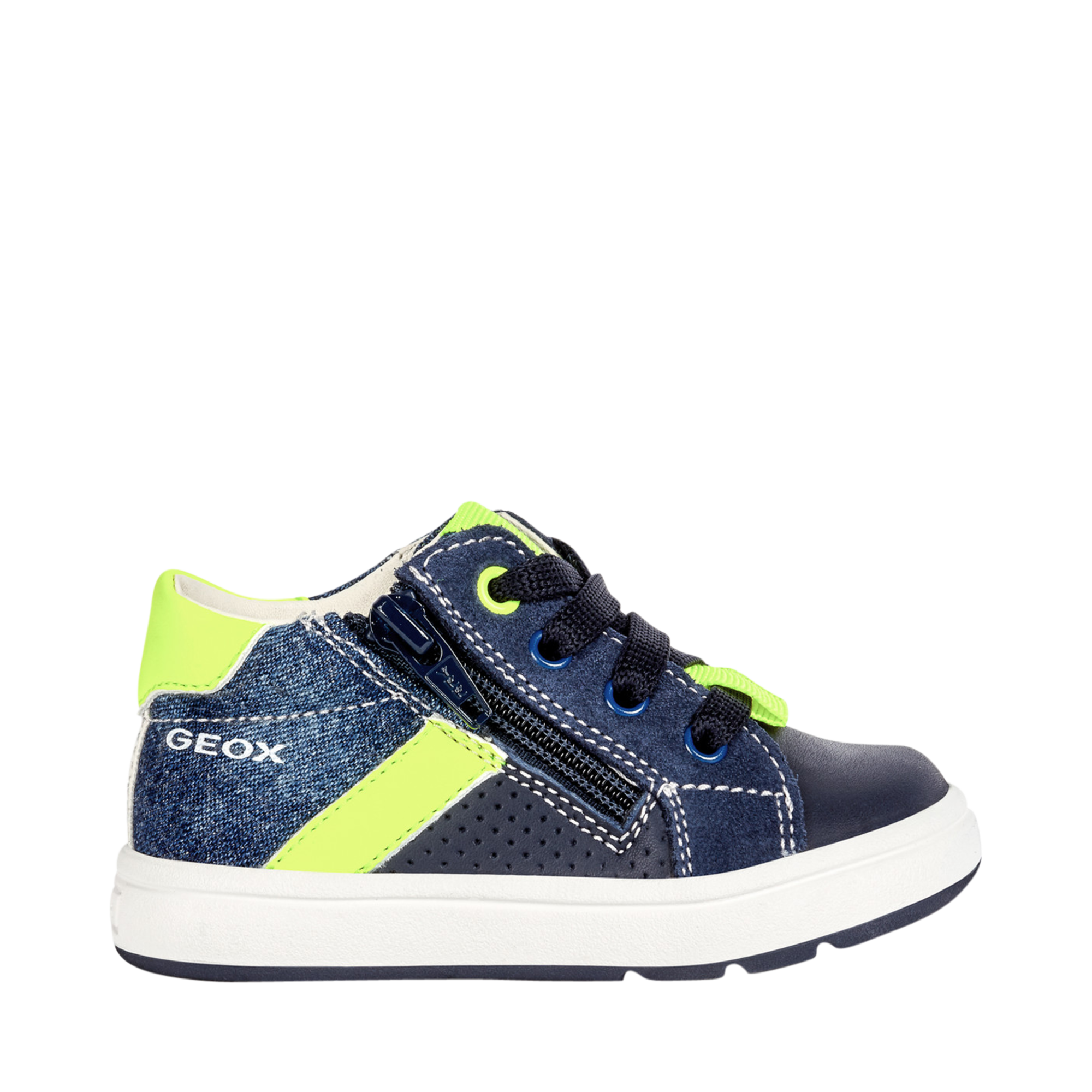 GEOX CHAUSSURE ENFANT BLEU LIME B154DB 085PA C4502 Chaussures Pierre