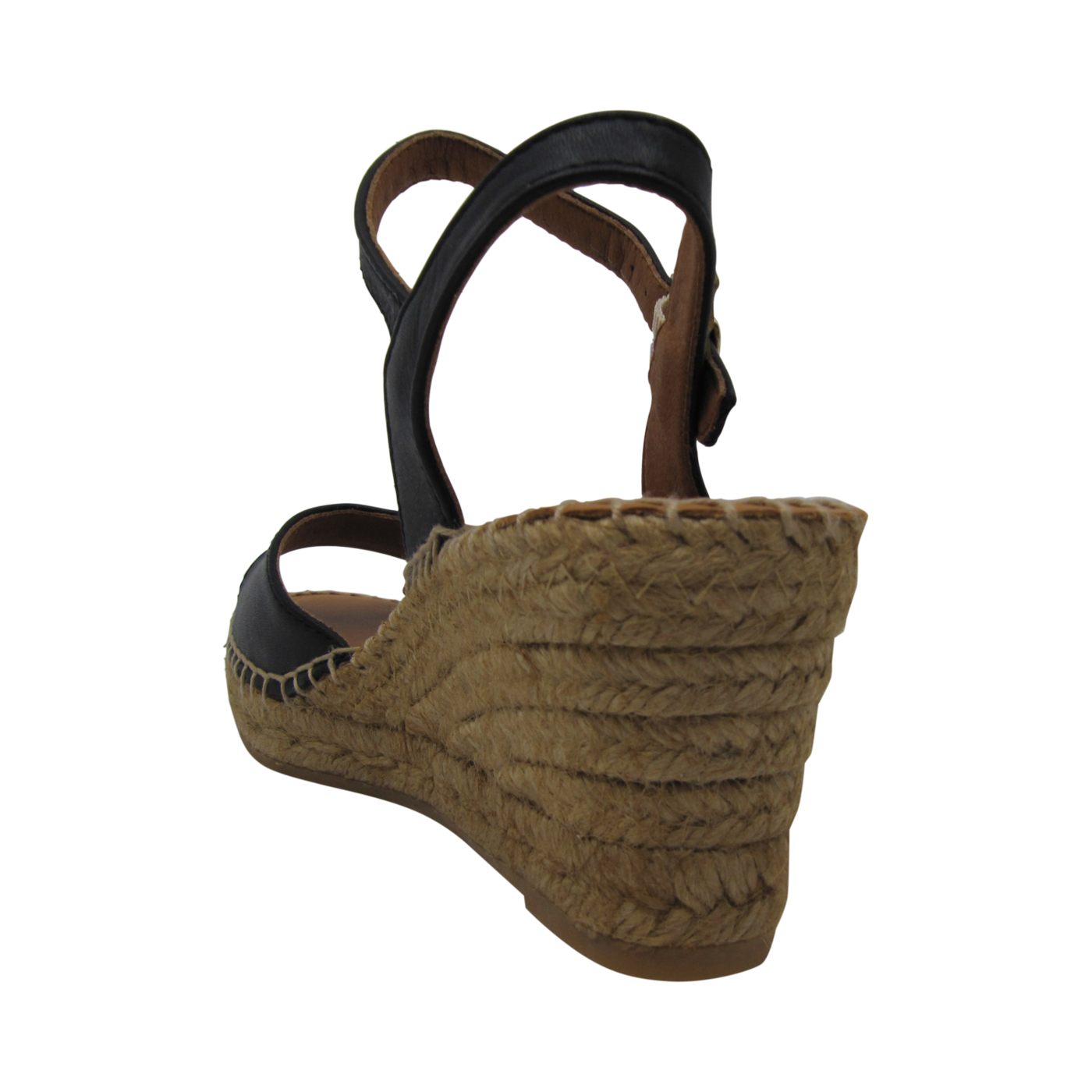 TONI PONS SANDALE NOIRE EN JUTES - Chaussures Pierre Roy Saint-Jean