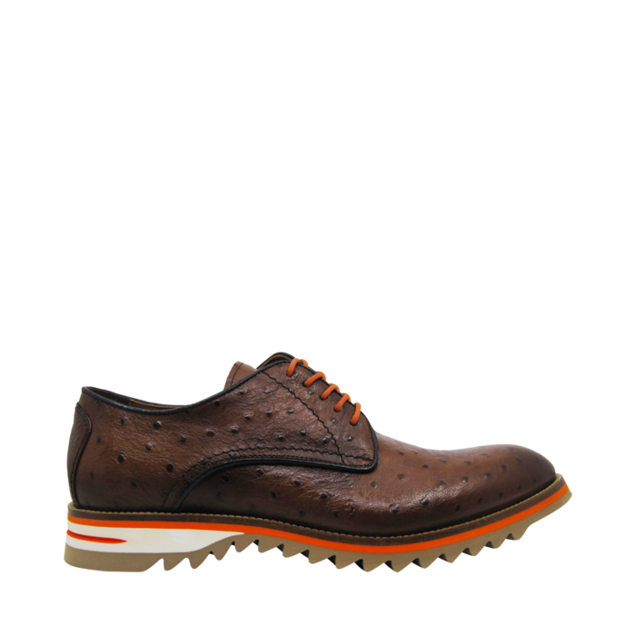 soulier lacé chic tan - Chaussures Pierre Roy Saint-Jean
