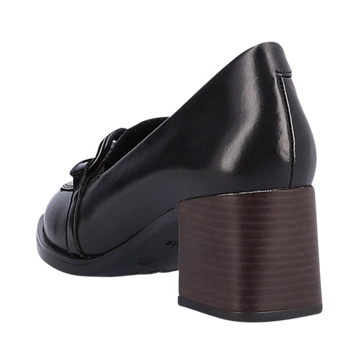 Remonte femme soulier loafer noir - Chaussures Pierre Roy Saint-Jean