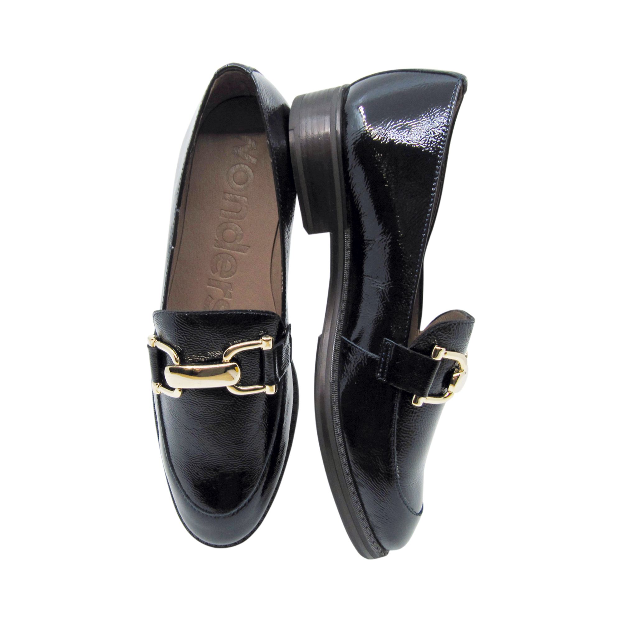 Wonders femme soulier loafer marine - Chaussures Pierre Roy Saint-Jean