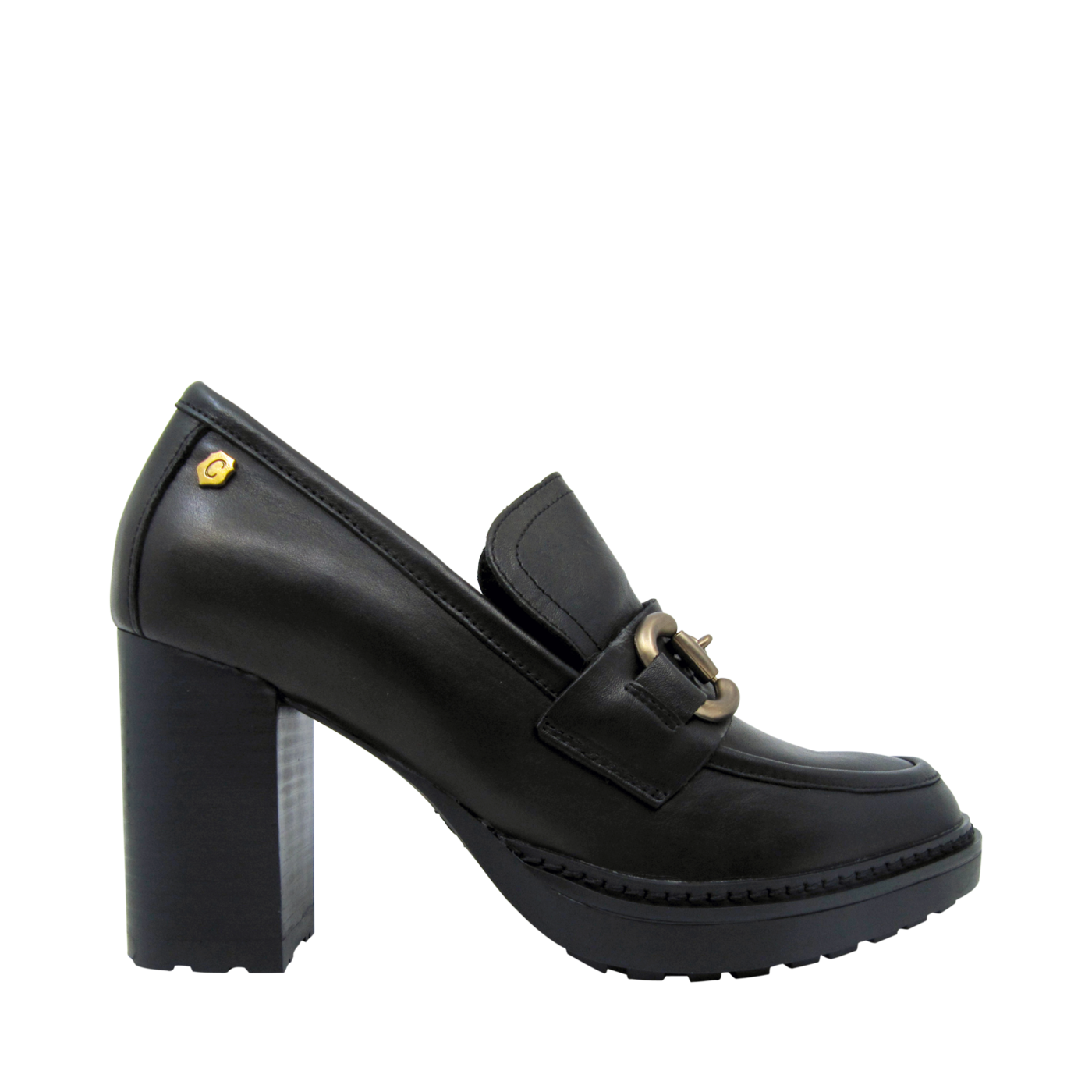 Carmela femme soulier loafer noir - Chaussures Pierre Roy Saint-Jean