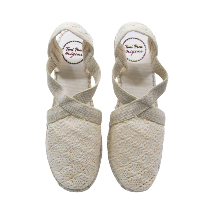 Toni Pons sandale en jute beige elastique - Chaussures Pierre Roy Saint ...