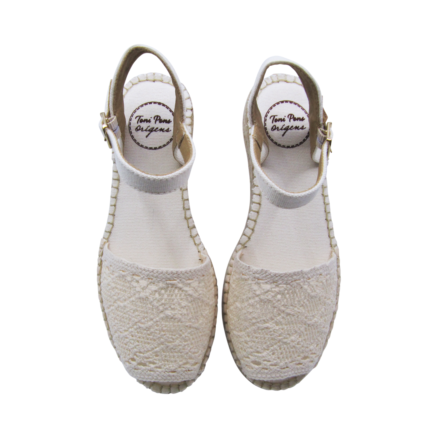 Toni Pons sandale femme en jute beige - Chaussures Pierre Roy Saint-Jean