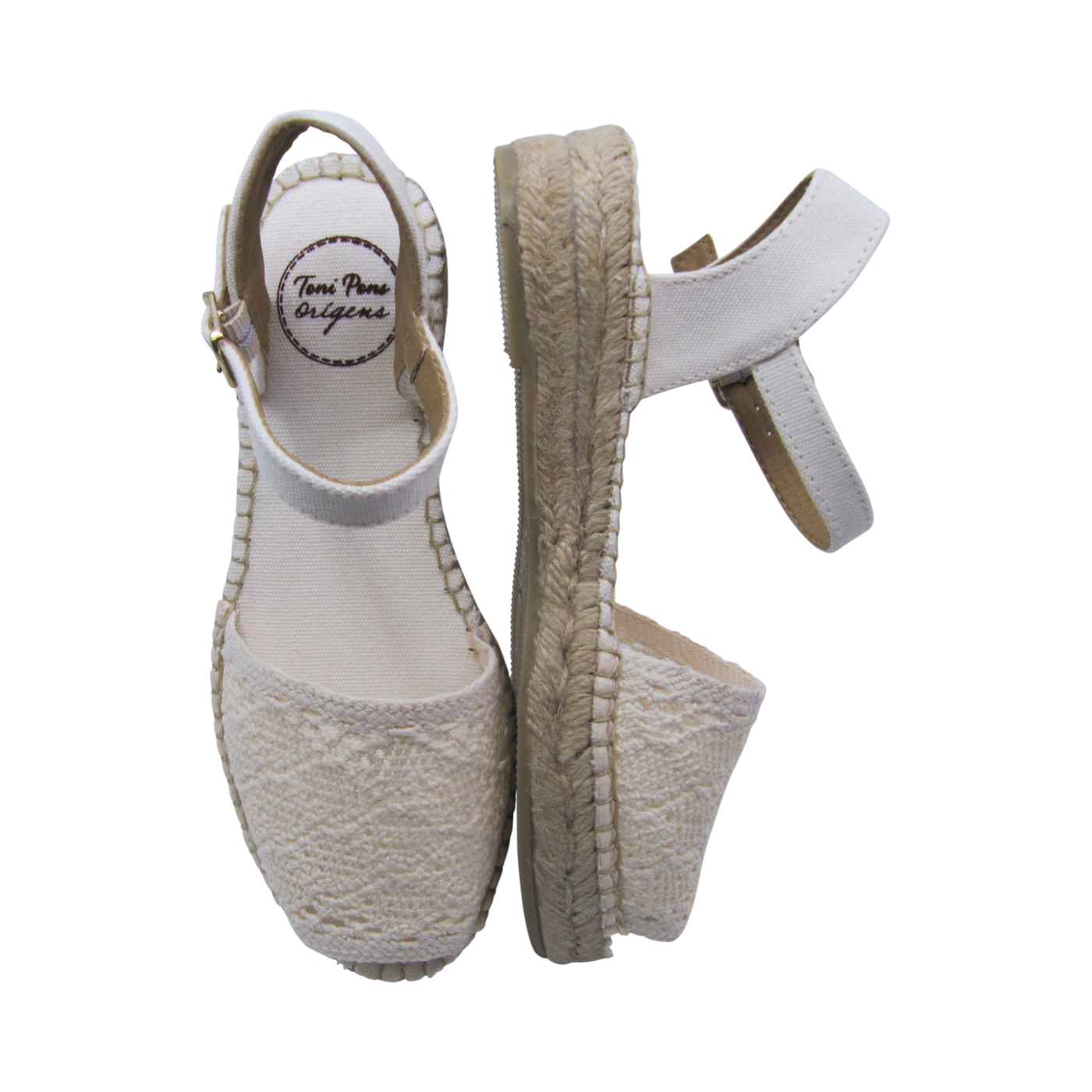 Toni Pons sandale femme en jute beige - Chaussures Pierre Roy Saint-Jean