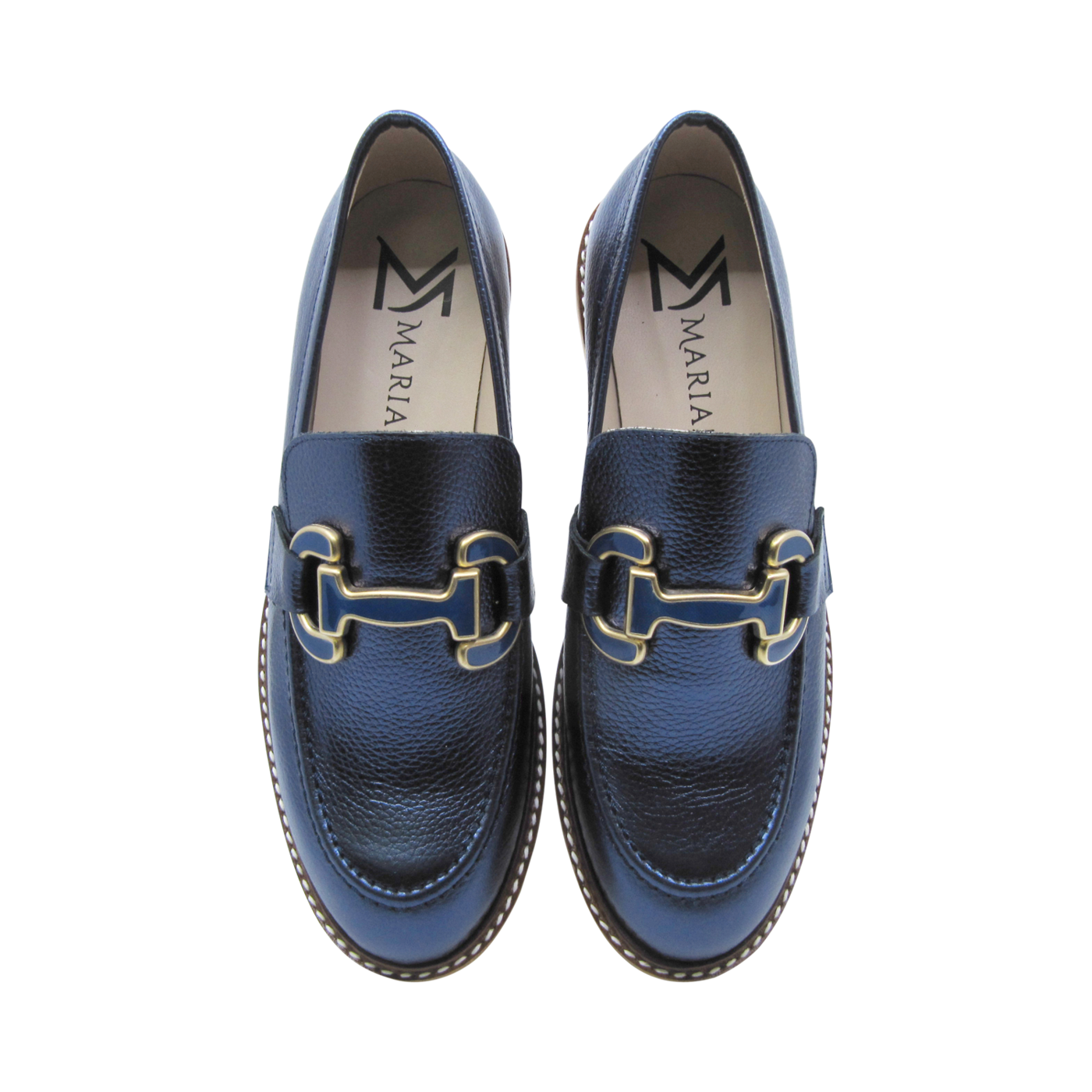 Marian soulier loafer femme marine - Chaussures Pierre Roy Saint-Jean