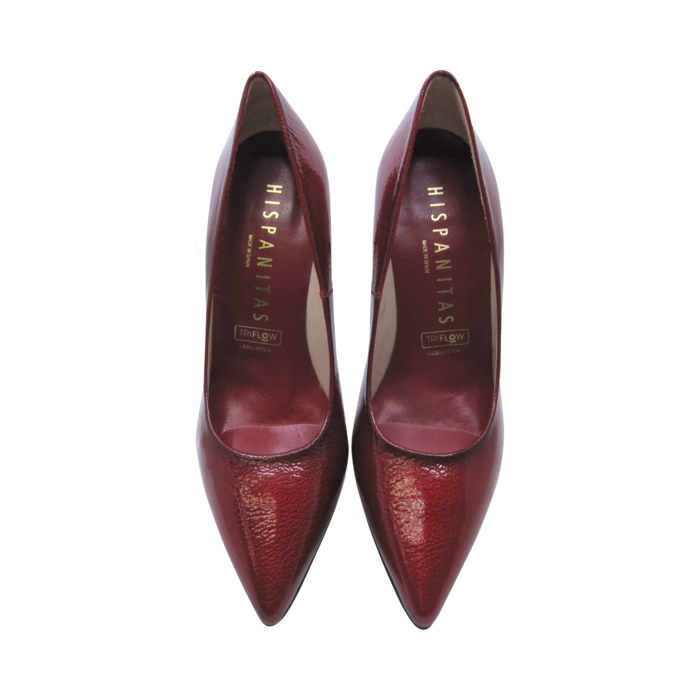 Hispanitas femme soulier chic rouge - Chaussures Pierre Roy Saint-Jean