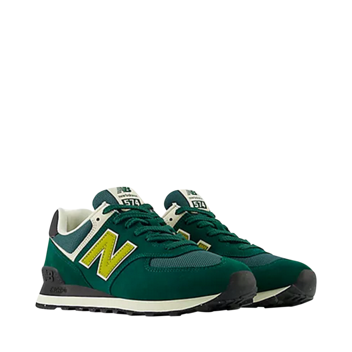 New balance soulier homme 574 lace vert - Chaussures Pierre Roy Saint-Jean