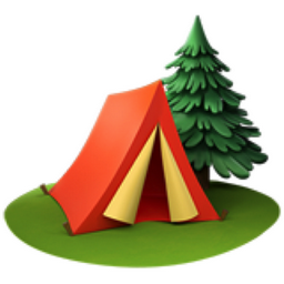 Camping Emoji (U+1F3D5)