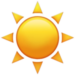 Sun Emoji (U+2600, U+FE0F)