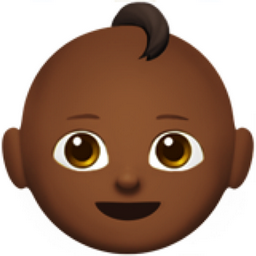 Baby: Medium-Dark Skin Tone Emoji (U+1F476, U+1F3FE)