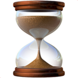 Hourglass with Flowing Sand Emoji (U+23F3)