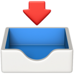 Inbox Tray Emoji (U+1F4E5)